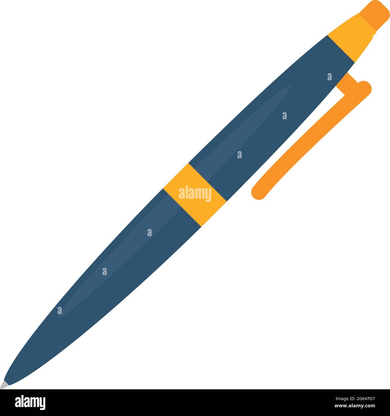 elegant pen icon on white background Stock Vector Image & Art - Alamy