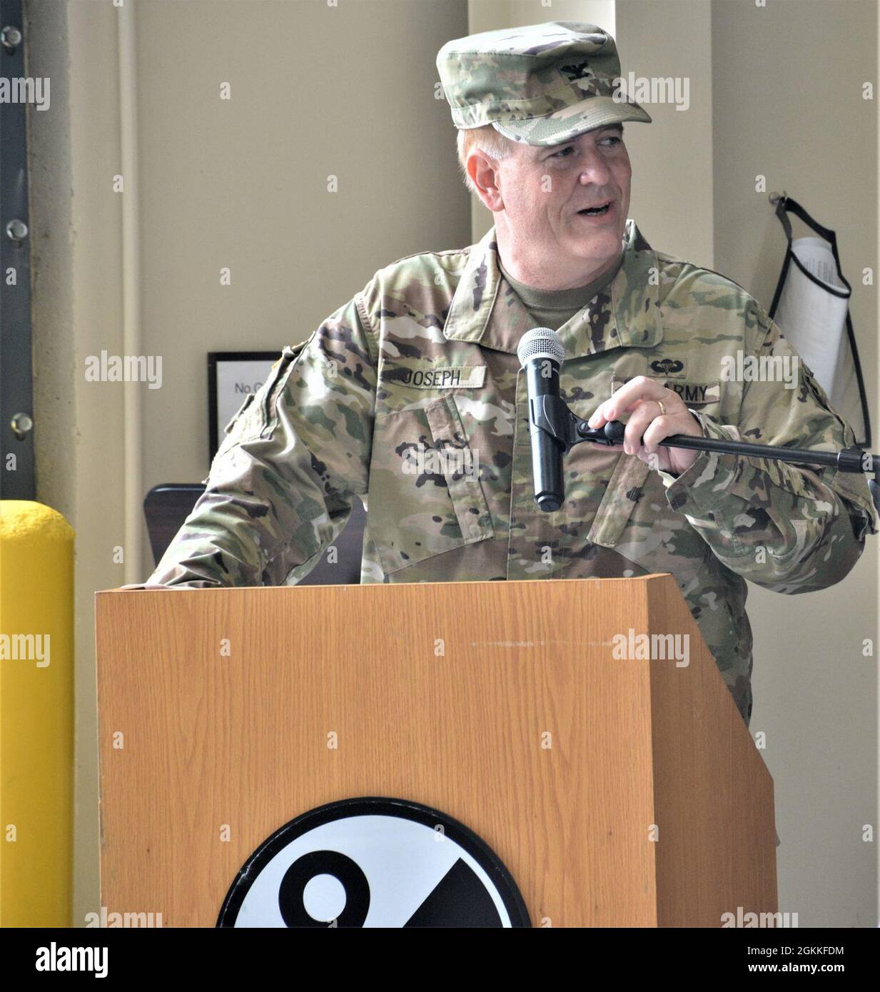 Col. John Joseph relinquished command of the 1st Brigade (Quartermaster ...