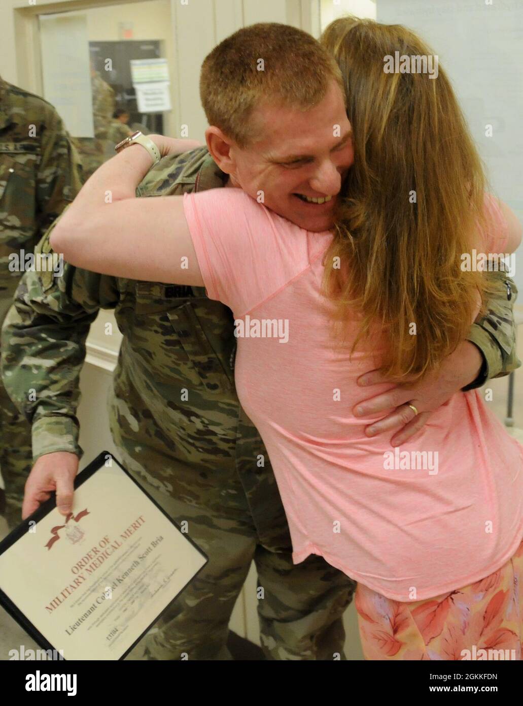 Lt. Col. Ken Bria, officer-in-charge of the 99th Readiness Division’s ...