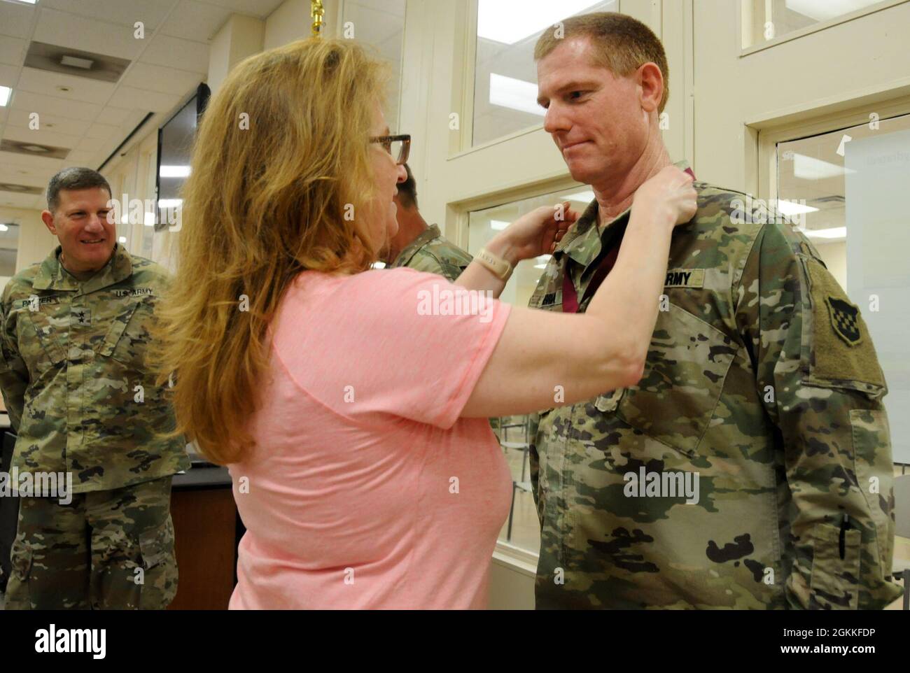 Lt. Col. Ken Bria, officer-in-charge of the 99th Readiness Division’s ...