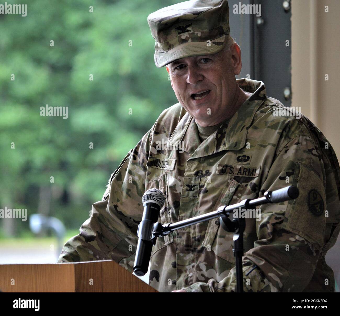 Col. John Joseph relinquished command of the 1st Brigade (Quartermaster ...