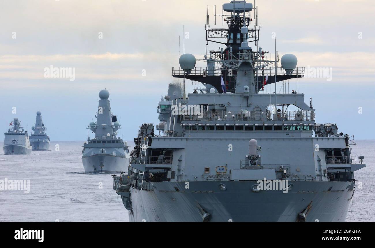 Ships from U.S. Exercise Ragnar Viking meet up with the ships ...