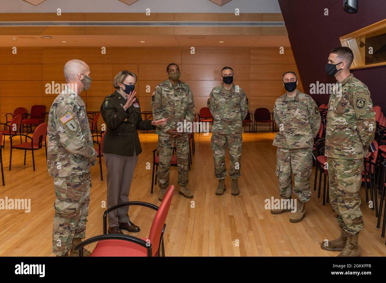 (From left to right) Col. Clinton Murray, WRAIR commander; Brig. Gen ...