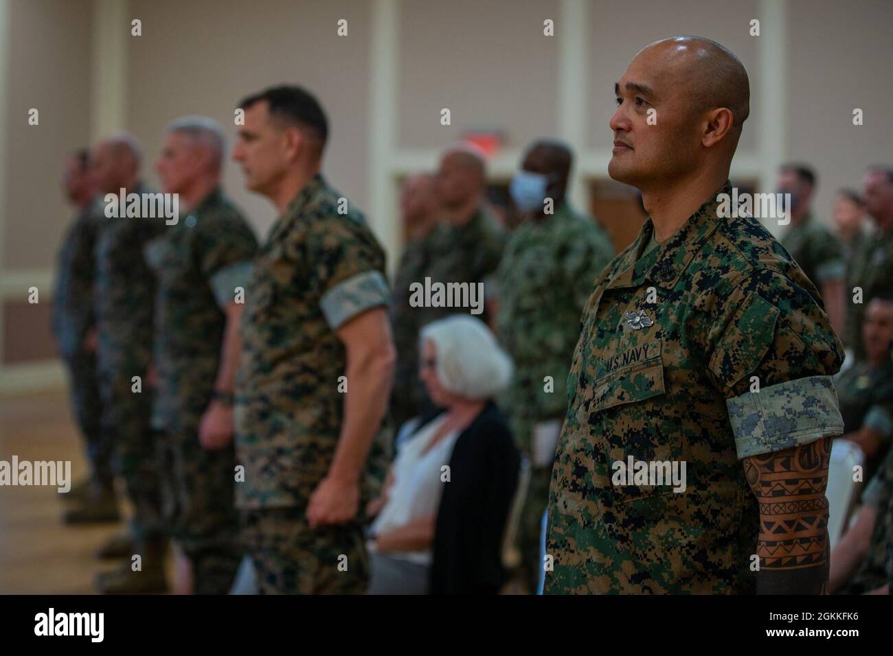 Marines, Sailors and civilians participate in a 2d Marine Division ...