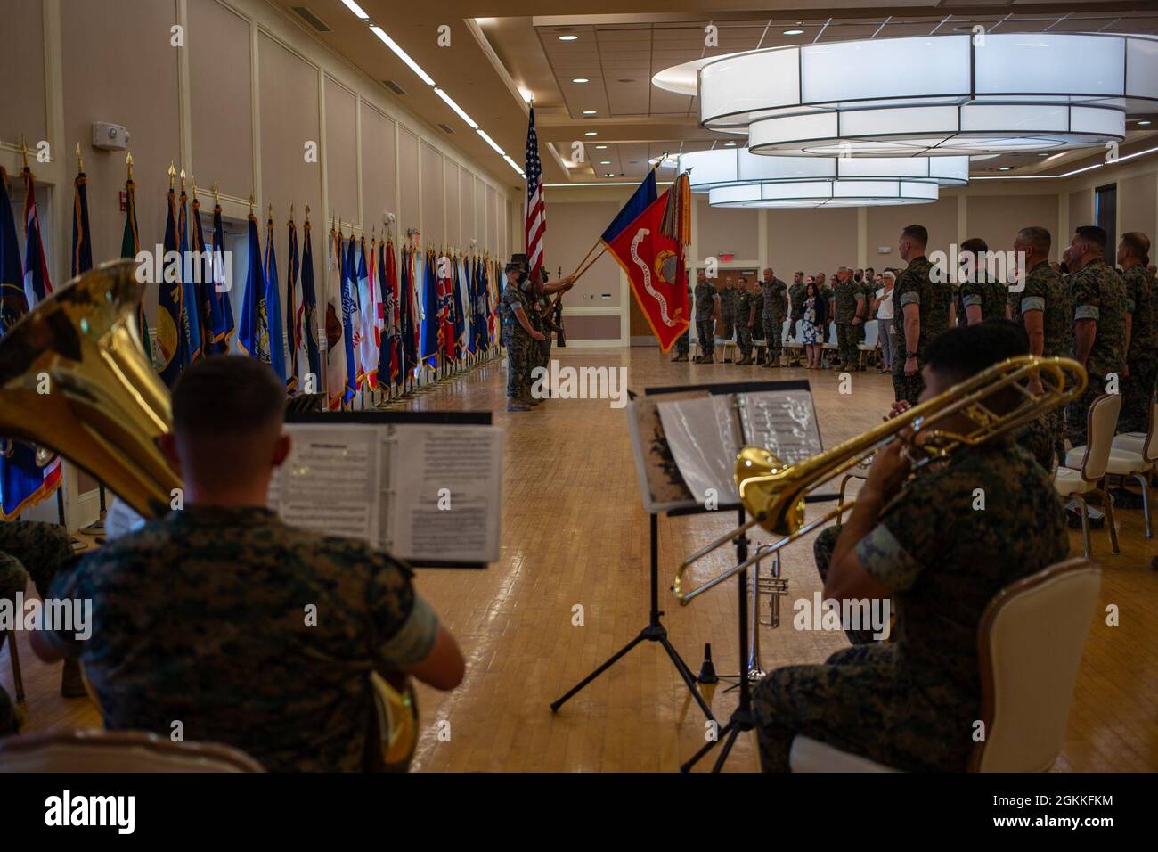 Marines, Sailors and civilians participate in a 2d Marine Division ...