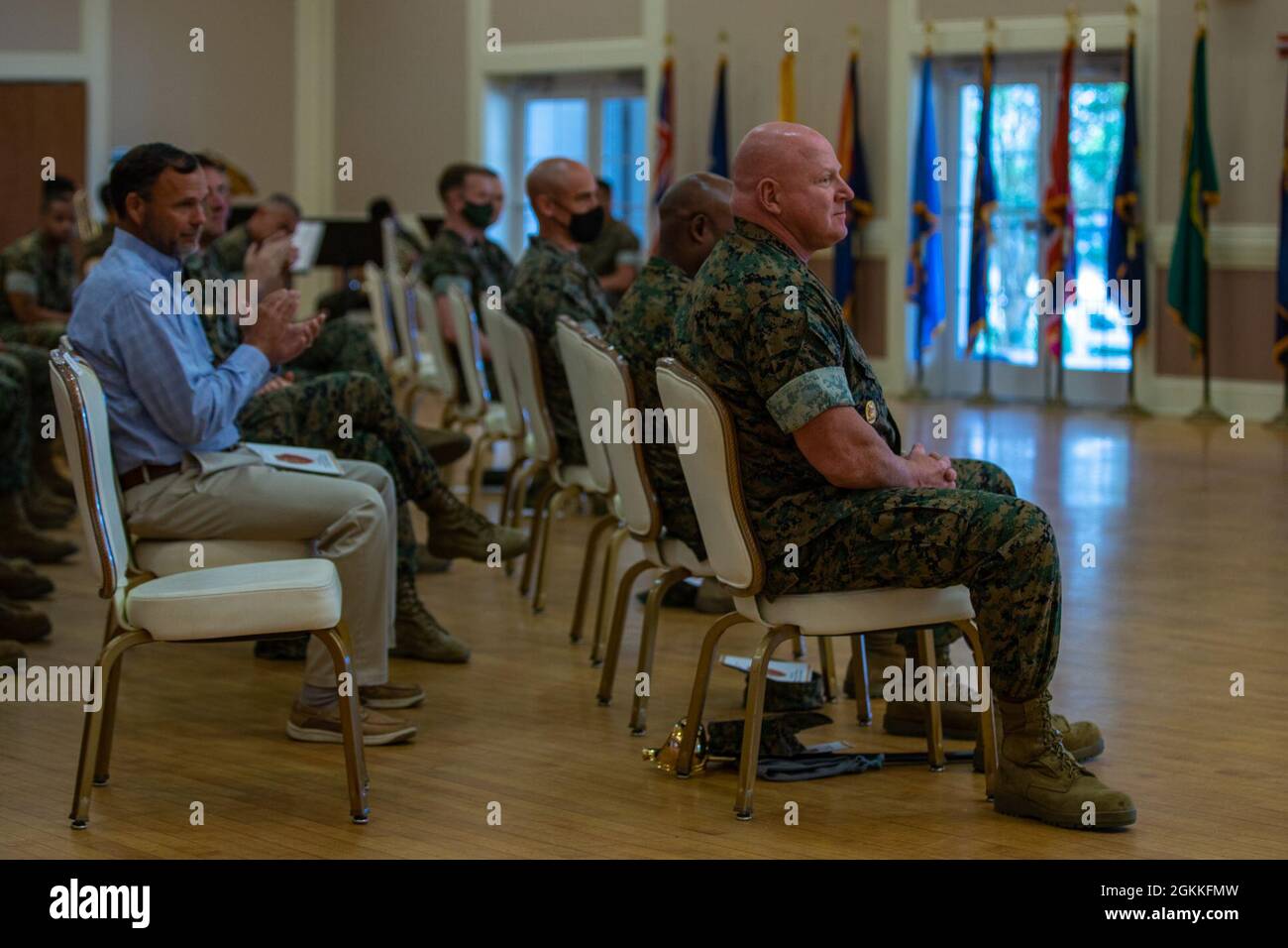 Marines, Sailors and civilians participate in a 2d Marine Division ...