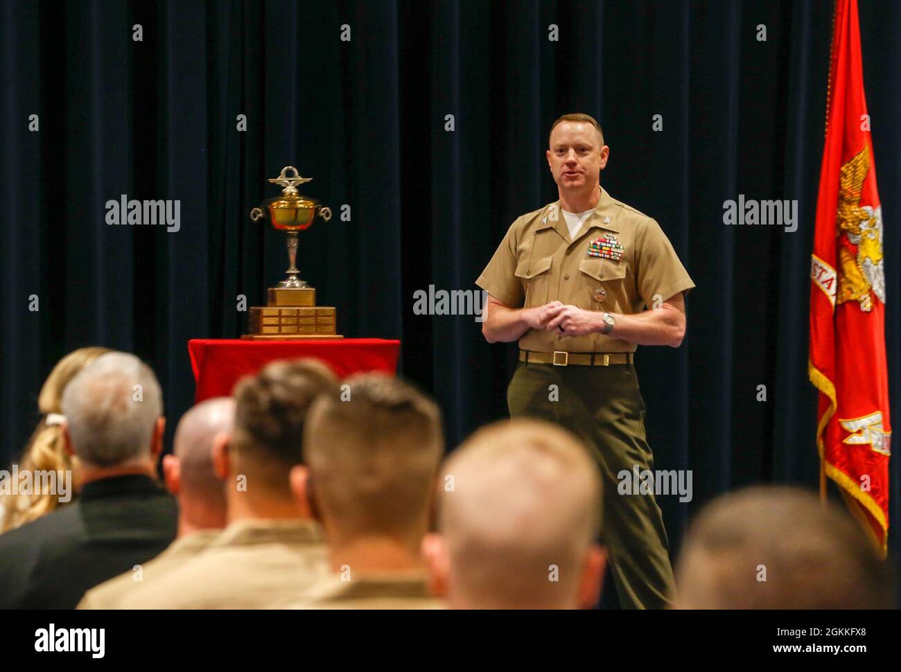 Colonel Teague A. Pastel, commanding officer, Marine Barracks ...