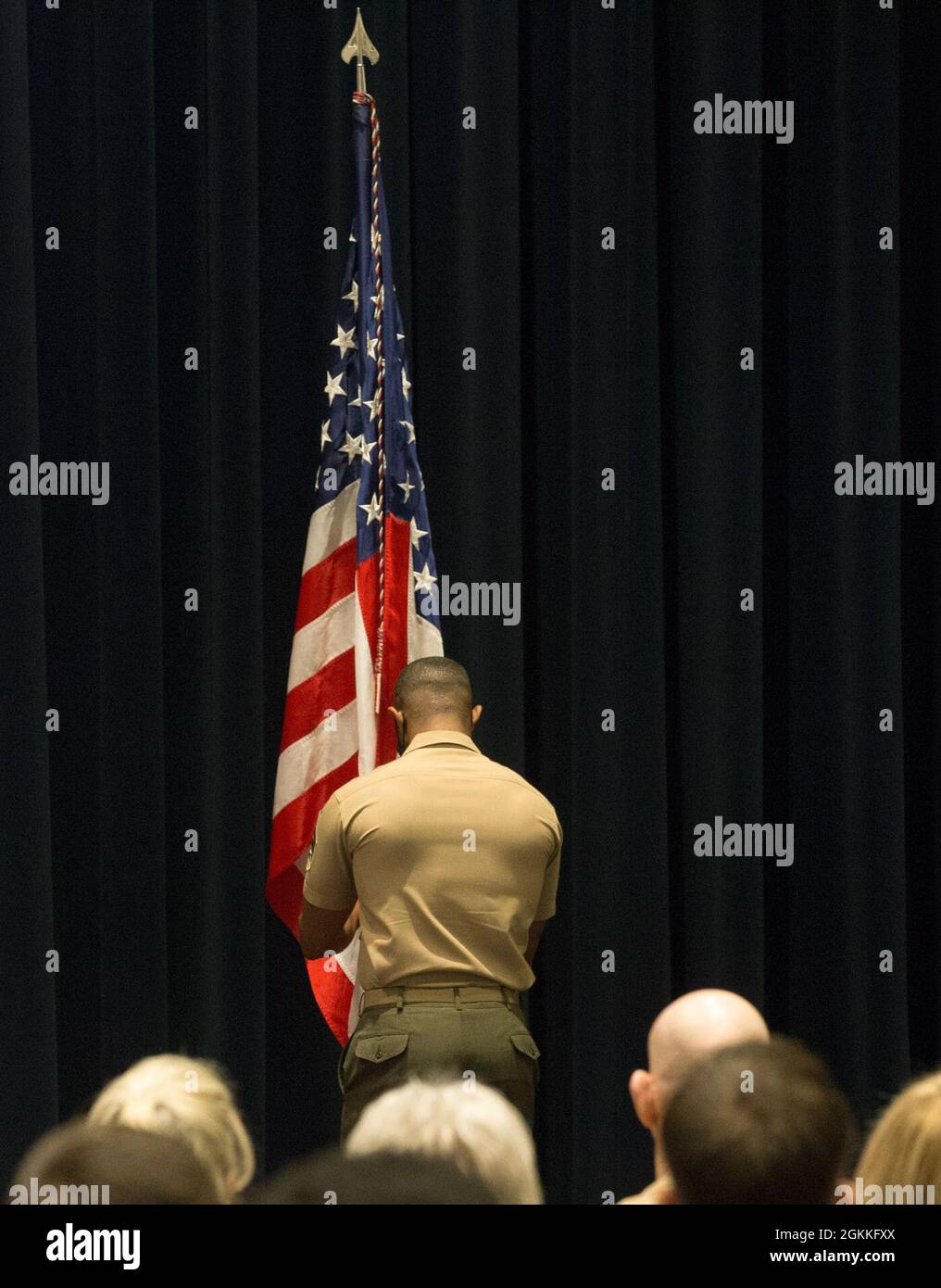 Sergeant Cameron Williams, 40th Color Sergeant of the Marine Corps ...