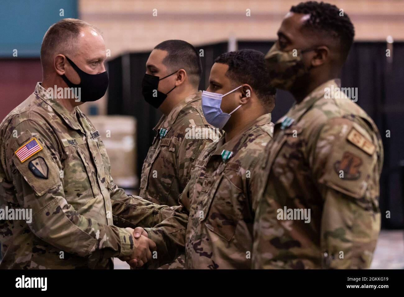 U.S. Army Col. Robert Hughes, commander of Task Force Iron Guard ...