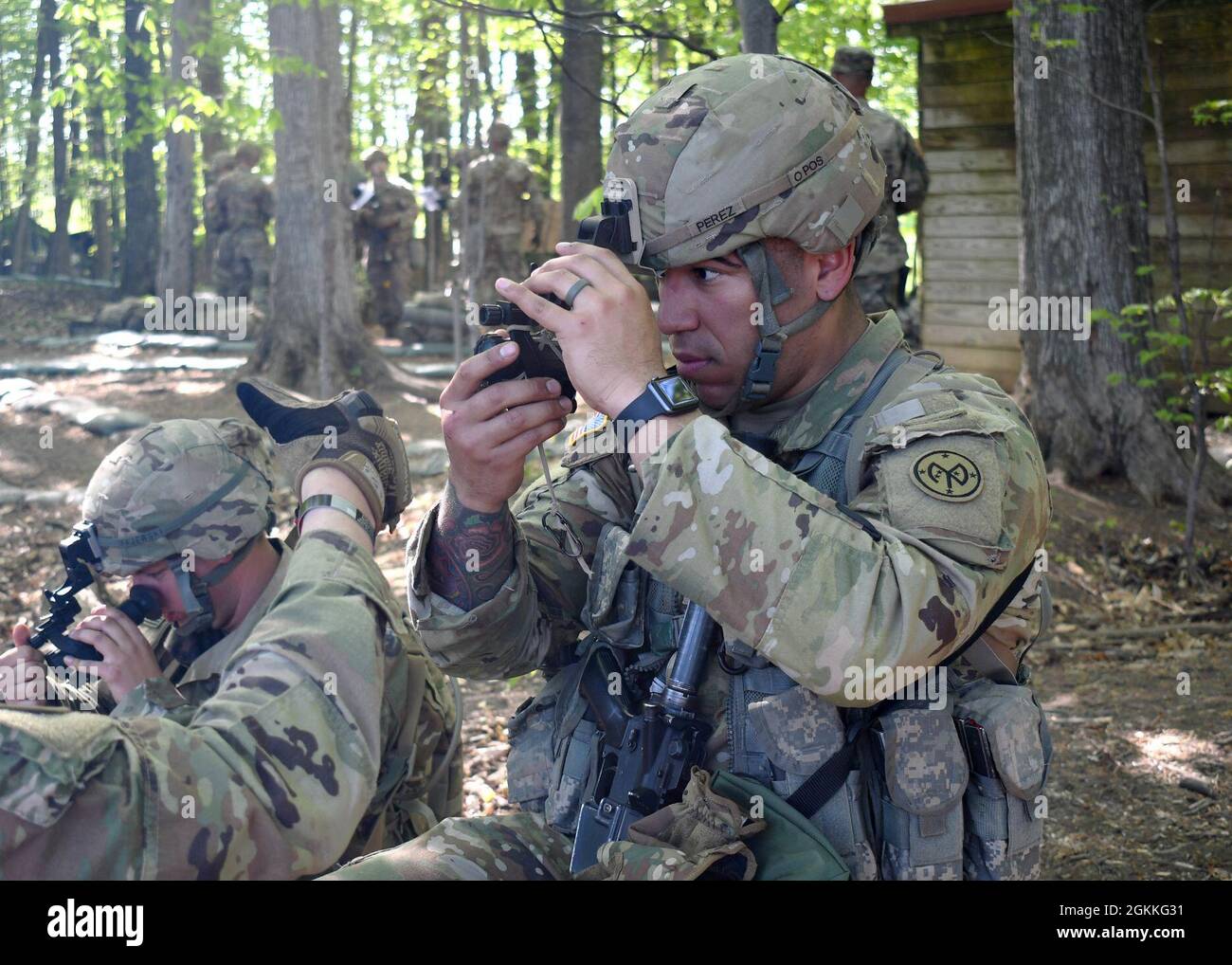 FORT DRUM, N.Y. – U.S. Army Sgt. Troy Perez, an infantryman with the New York National Guard’s ...