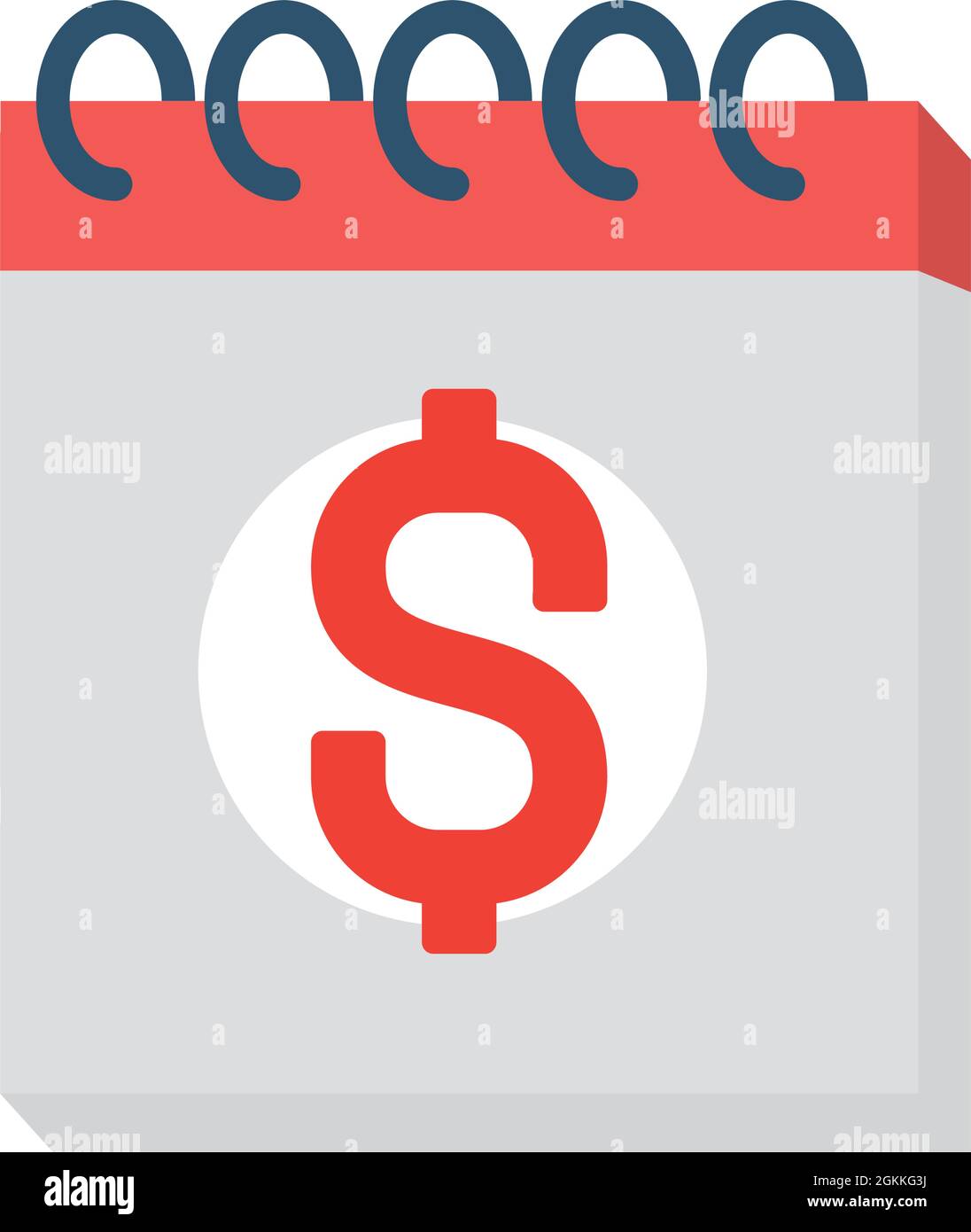 calendar with money symbol icon Stock Vector Image & Art - Alamy