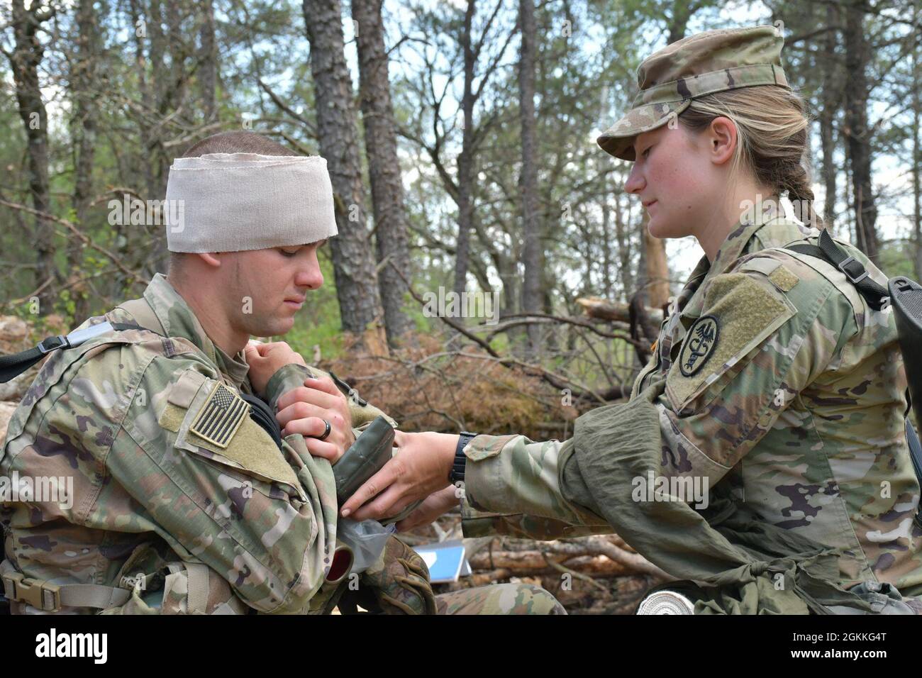 1st Lt. Molly French, a medical-surgical nurse assigned to the Soldier ...