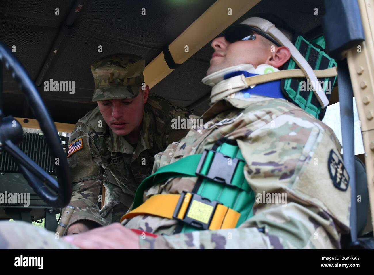 2nd Lt. Seth Skaggs, a Aeromedical Evacuations Officer from the West ...