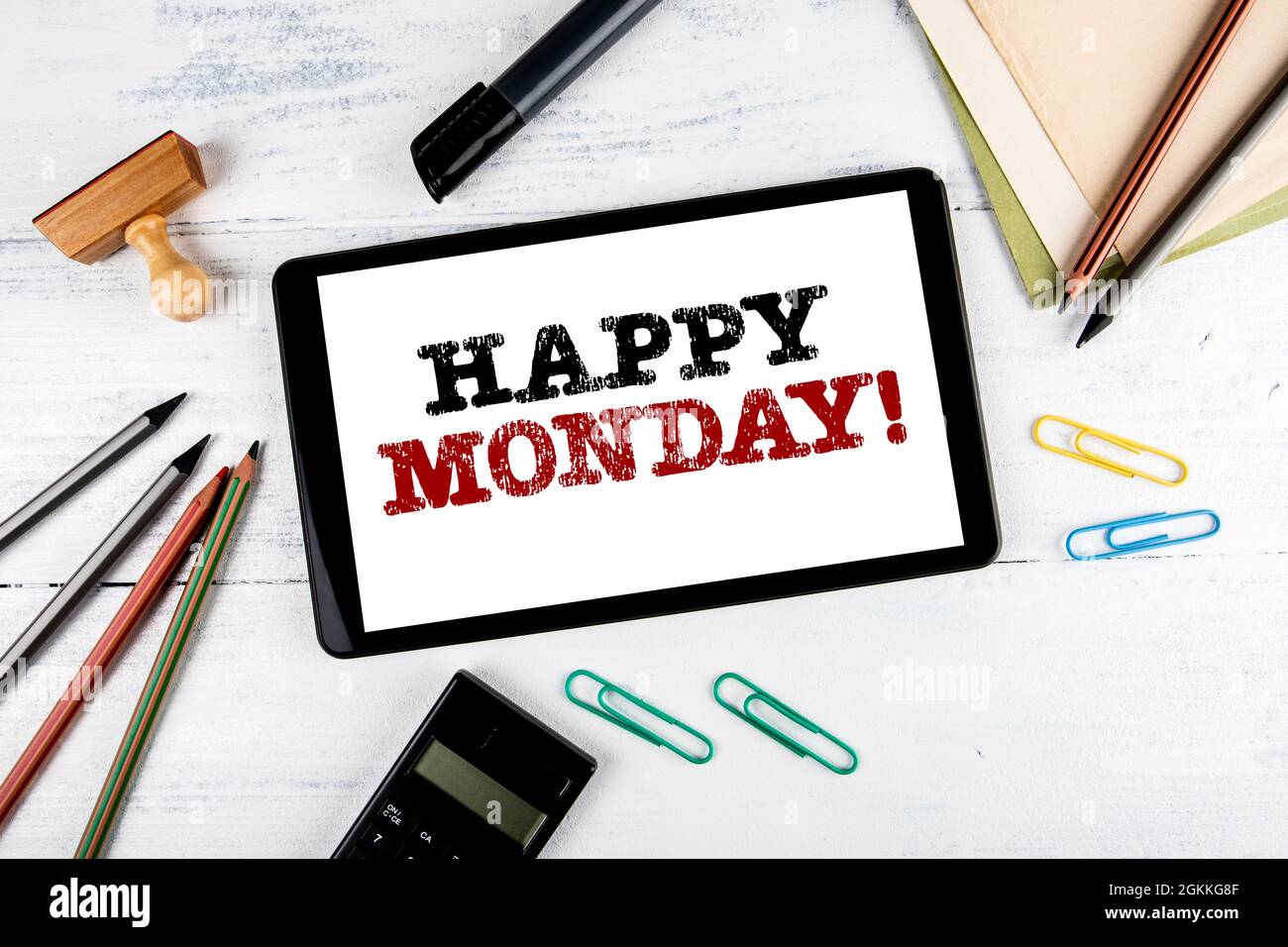 Happy monday motivational sign on hi-res stock photography and images ...