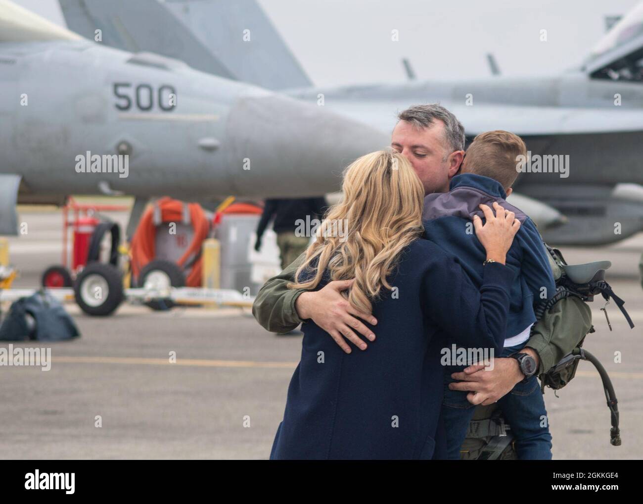 Cmdr. Andrew Imperatore, commanding officer, Electronic Attack Squadron ...