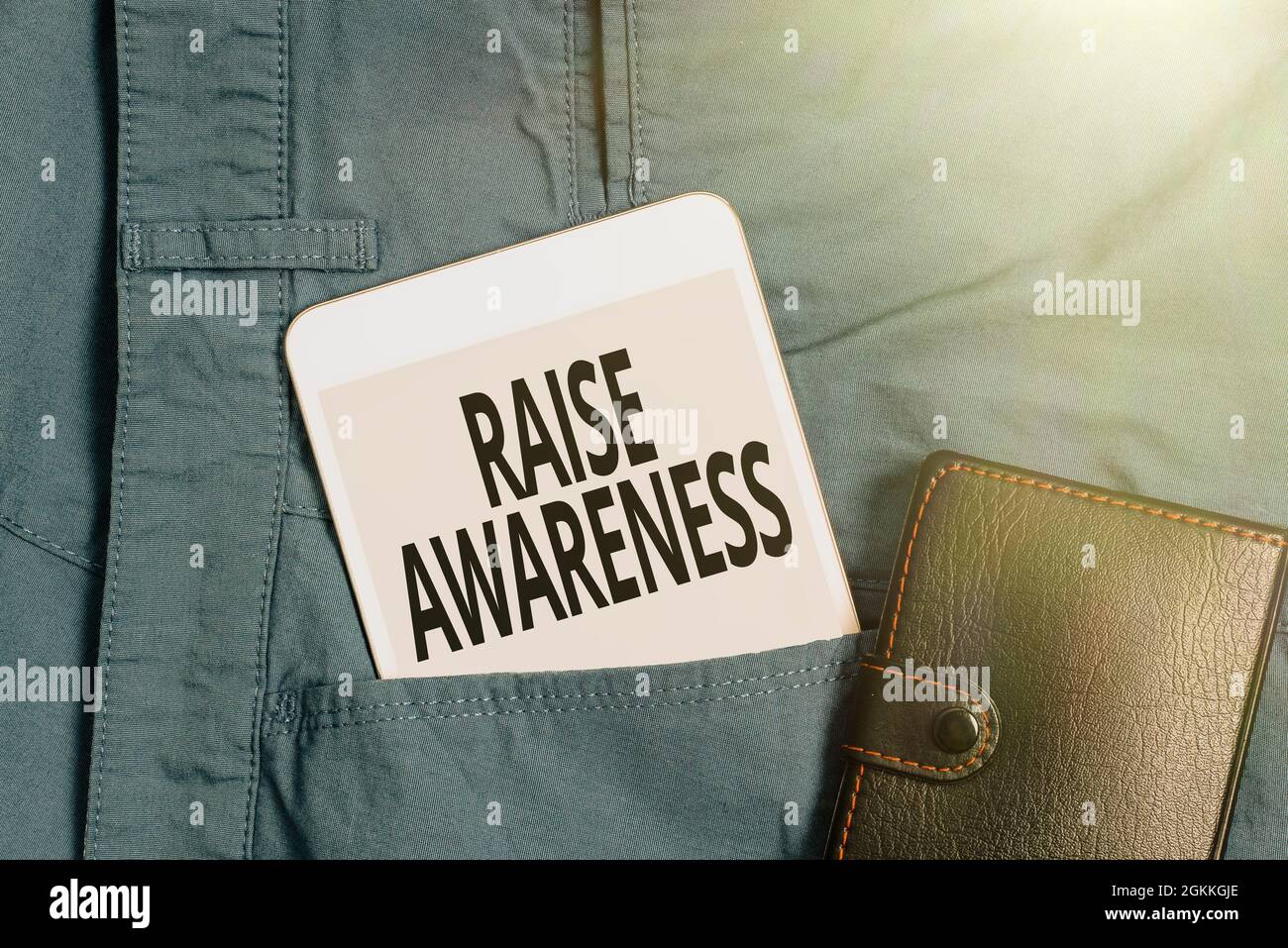 Text showing inspiration Raise Awareness. Business concept creating a ...