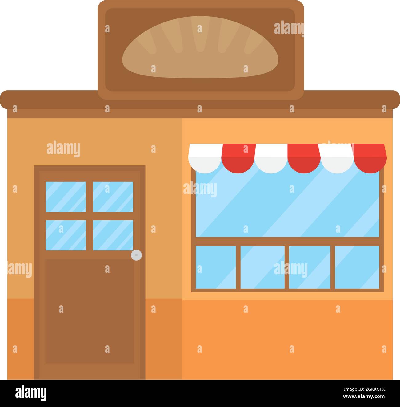 bakery shop icon on white background Stock Vector Image & Art - Alamy