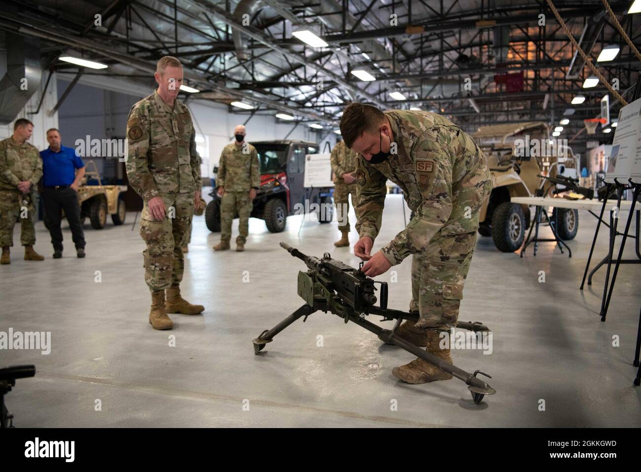 Staff Sgt. Perry Statham, combat arms weapons instructor assigned to the 90th Ground Combat ...