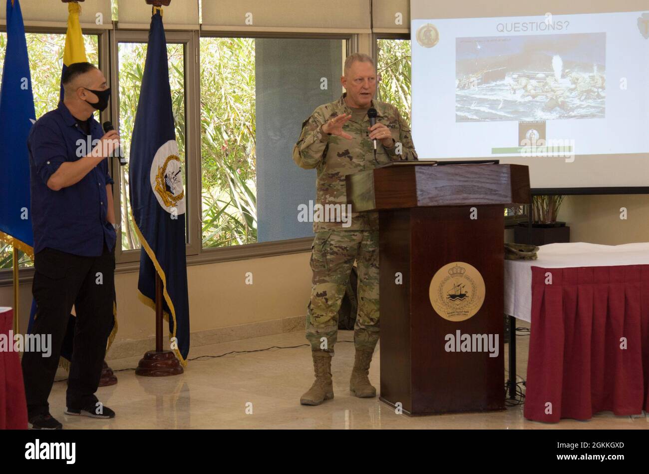 Maj. Gen. Patrick Hamilton, Task Force Spartan commanding general ...