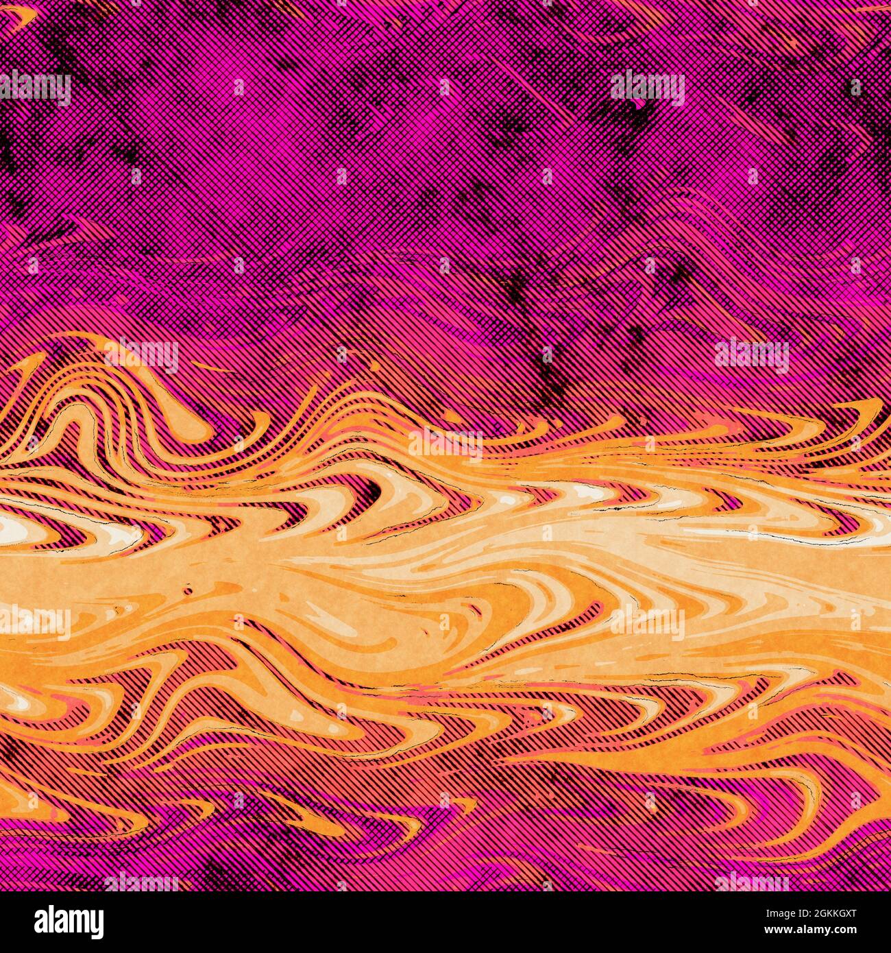 Seamless bright vivid pink and yellow pattern swatch for print Stock ...