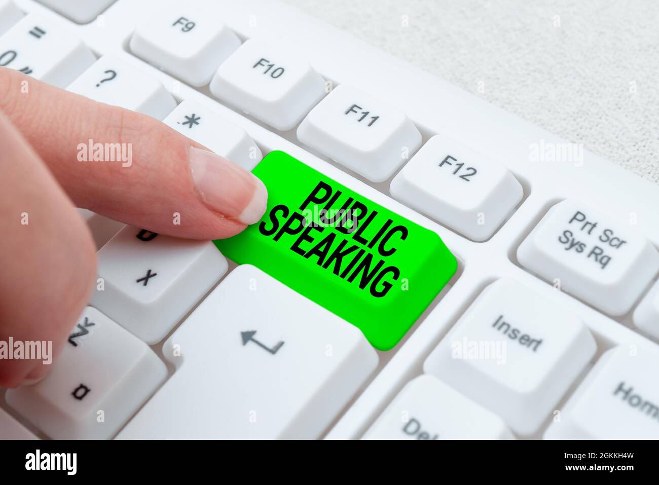 Conceptual display Public Speaking. Word Written on art of effective ...