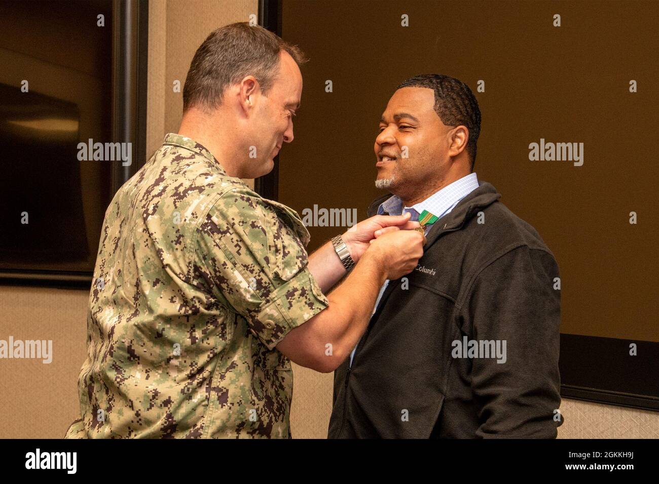 WASHINGTON, DC (May 17, 2021) – Capt. Grahame Dicks (left), Naval ...