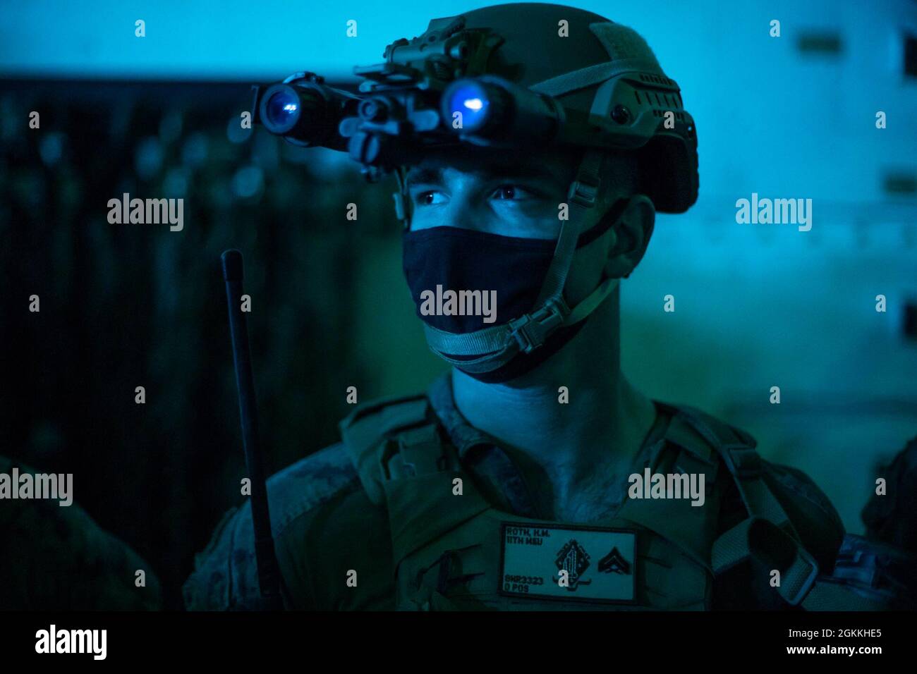 PACIFIC OCEAN (May 17, 2021) U.S. Marine Corps Cpl. Hunter Roth, a ...