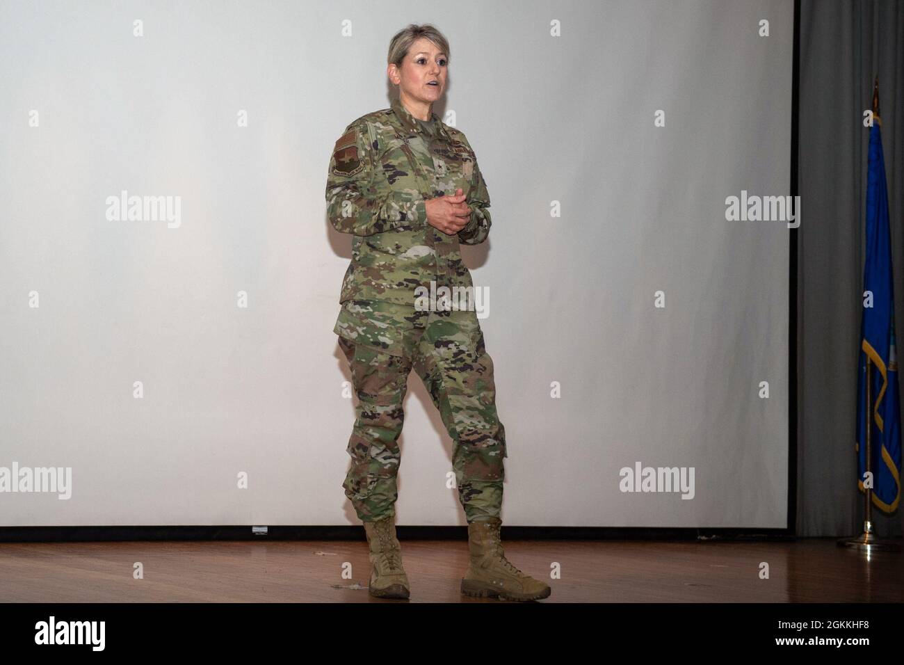U.S. Air Force Brig. Gen. Caroline M. Miller, Commander, 502nd Air Base ...