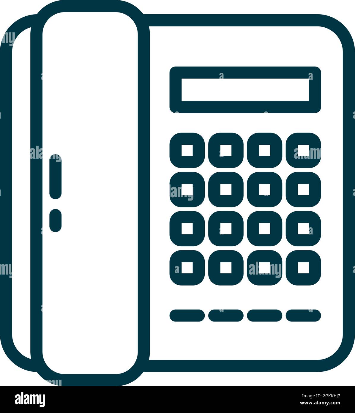 telephone icon on white background Stock Vector Image & Art - Alamy