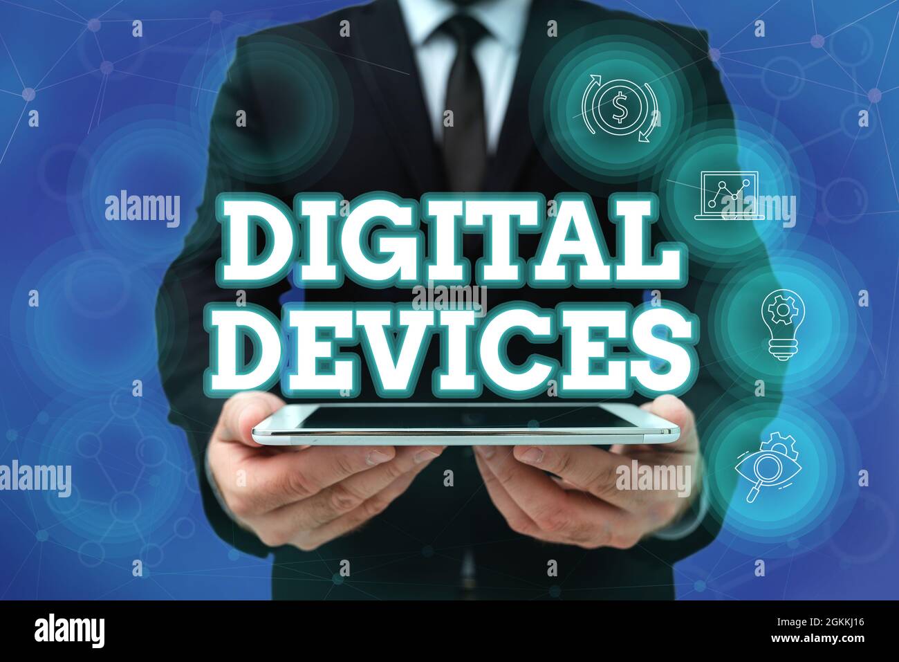 Sign displaying Digital Devices. Business idea physical unit of ...