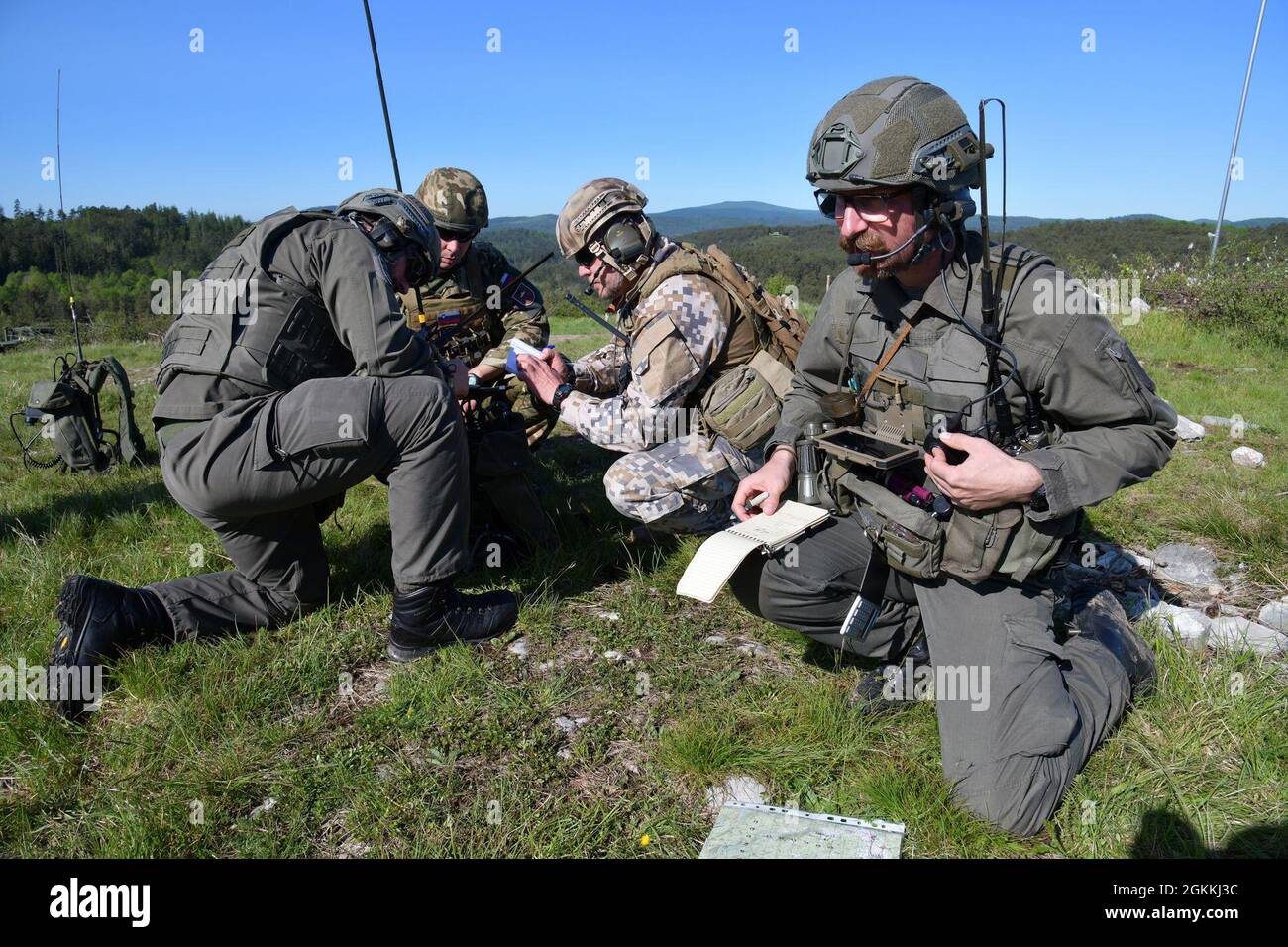 Joint terminal attack controllers (JTAC) assigned to the Slovenian ...