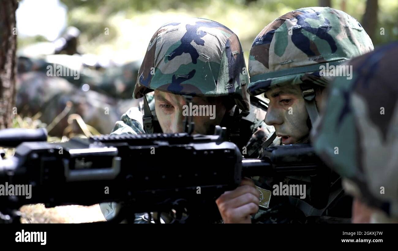 Albanian military cadets perform Army Warrior Tasks, to include ...