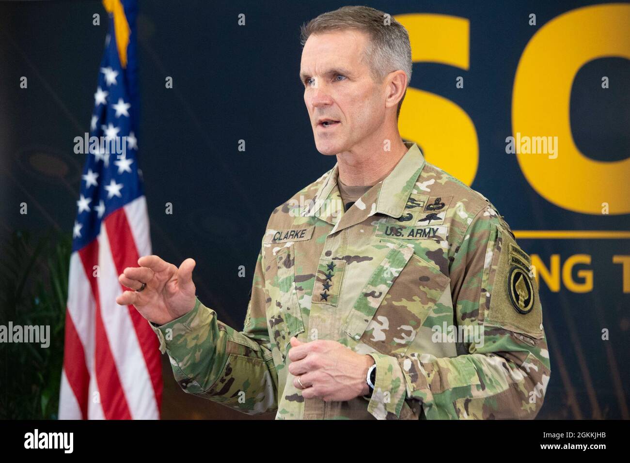 Army General Richard D. Clarke, commander U.S. Special Operations ...