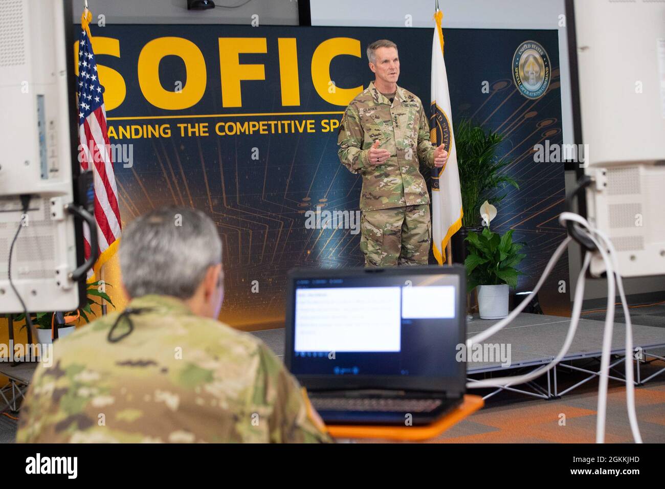 Army General Richard D. Clarke, commander U.S. Special Operations ...