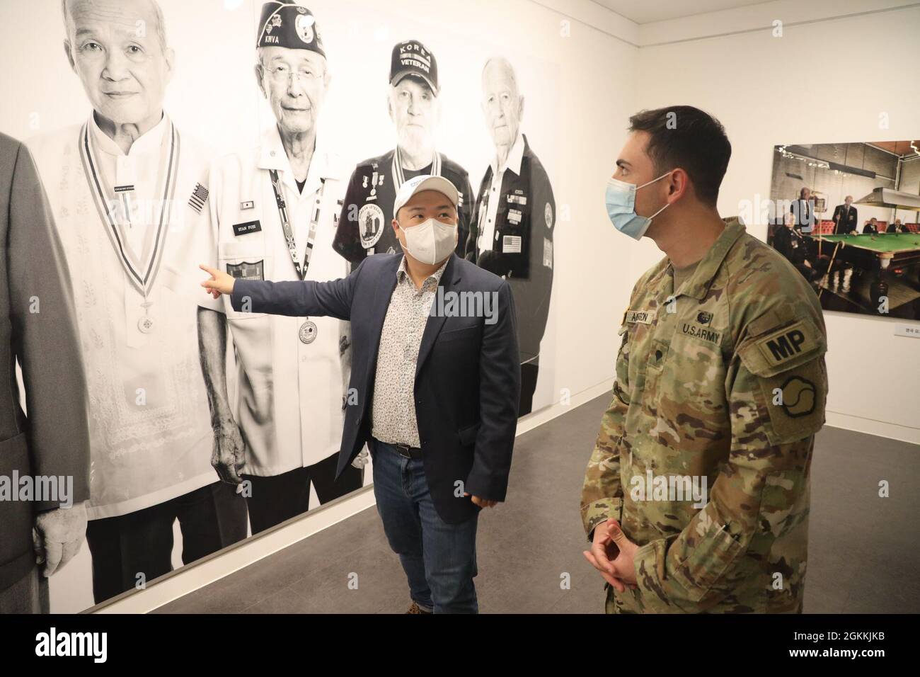 Photographer Ramy Hyun explains his exhibit Project Soldier to Spc ...