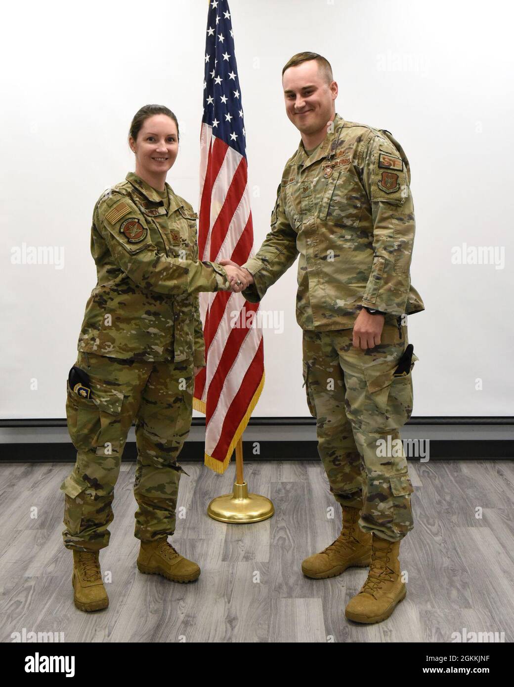 U.S. Air Force Maj. Julie Roloson, commander, 88 Security Forces ...