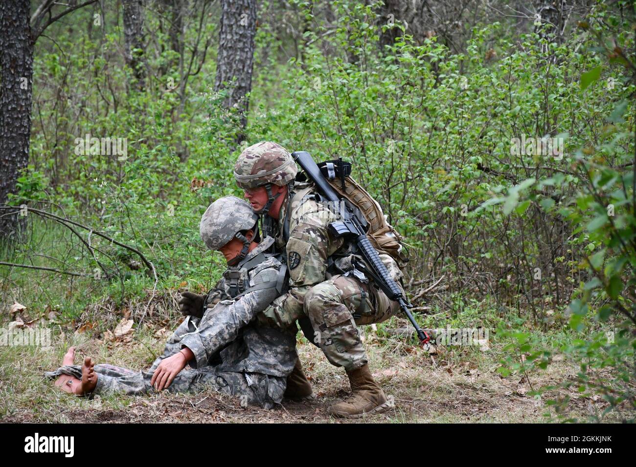 Capt. Trent Muhlenburg, an emergency room nurse from Ames, Iowa ...