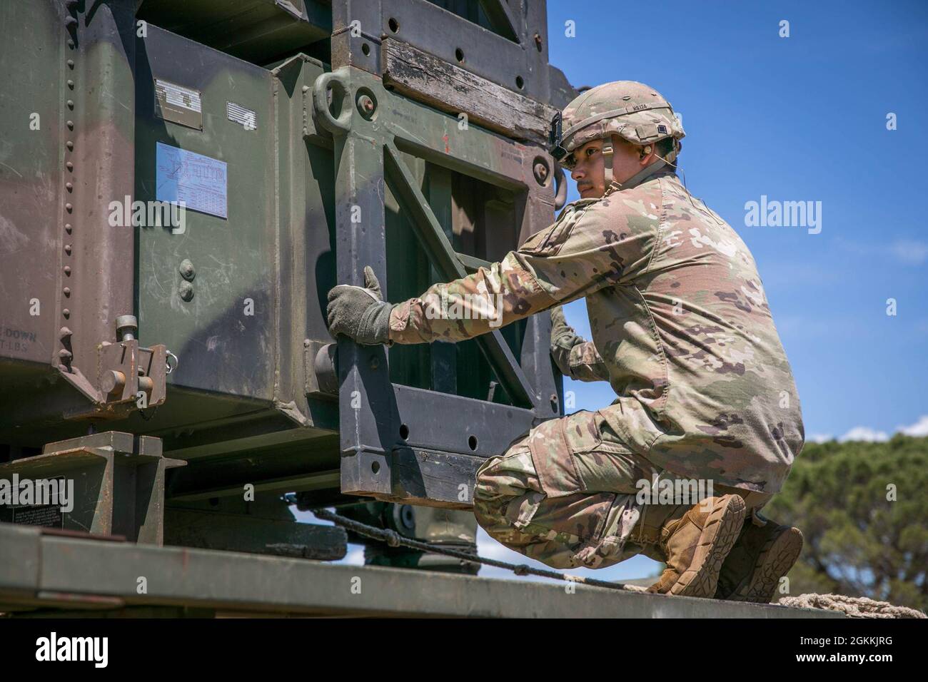 U.S. Army Sgt. Joseph Marcano, a Patriot launching station enhanced ...
