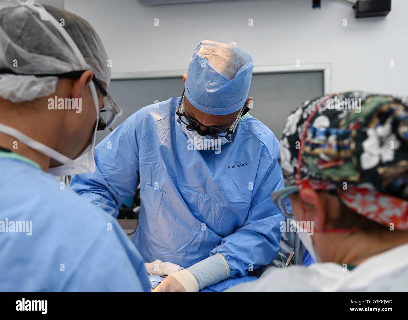 U.S. Air Force Lt. Col. Timothy Baumgartner, a pediatric urologist with the 59th Medical Wing ...