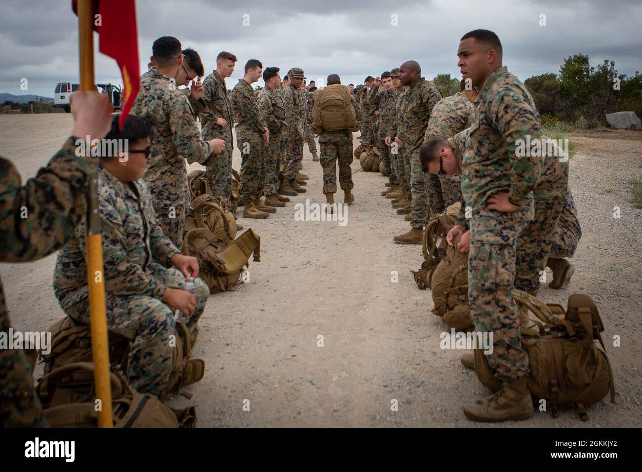 U.S. Marines with Headquarters and Headquarters Squadron, Marine Corps ...