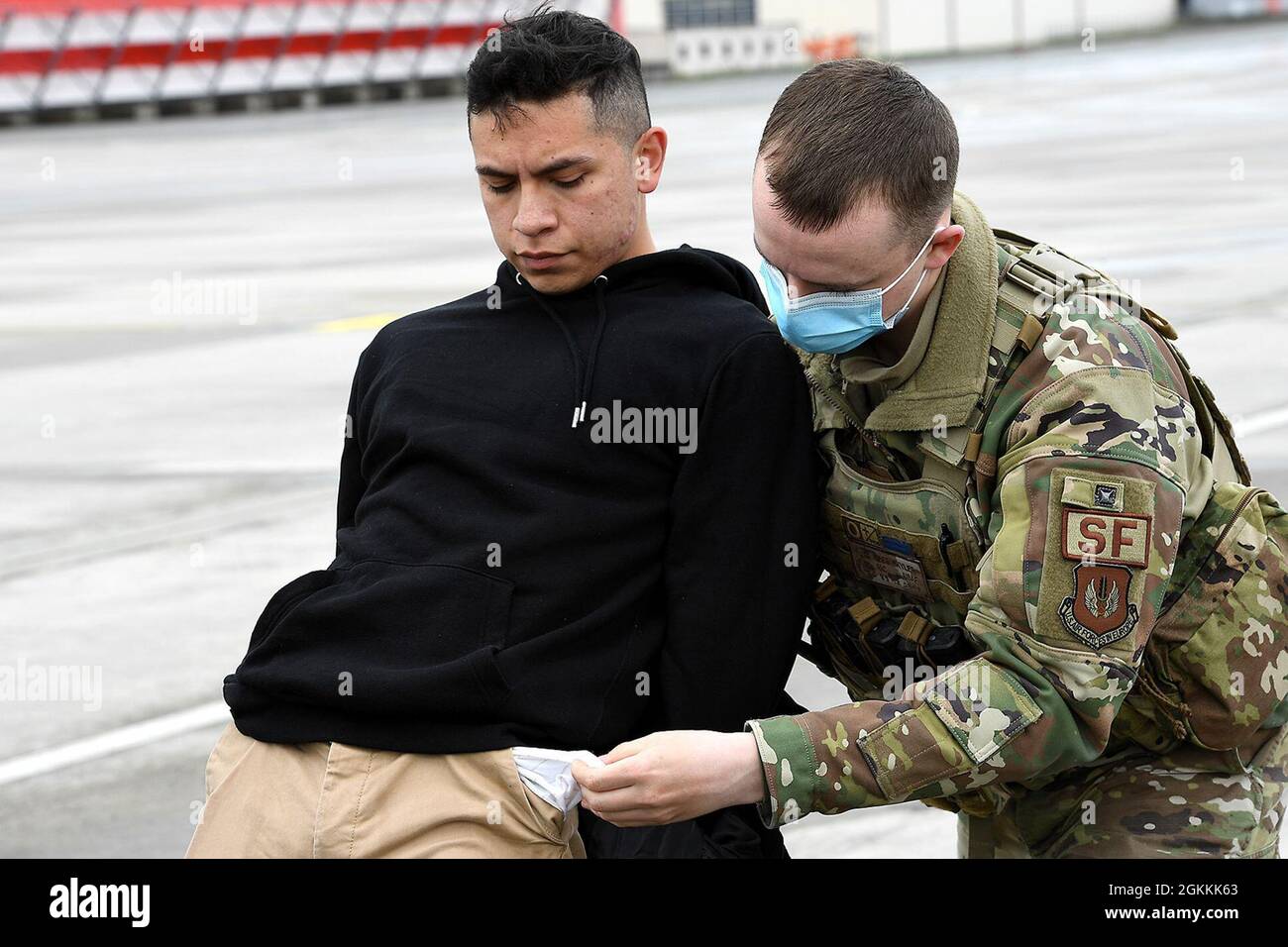 As part of an Operation Varsity 21-2 exercise scenario, U.S. Air Force ...