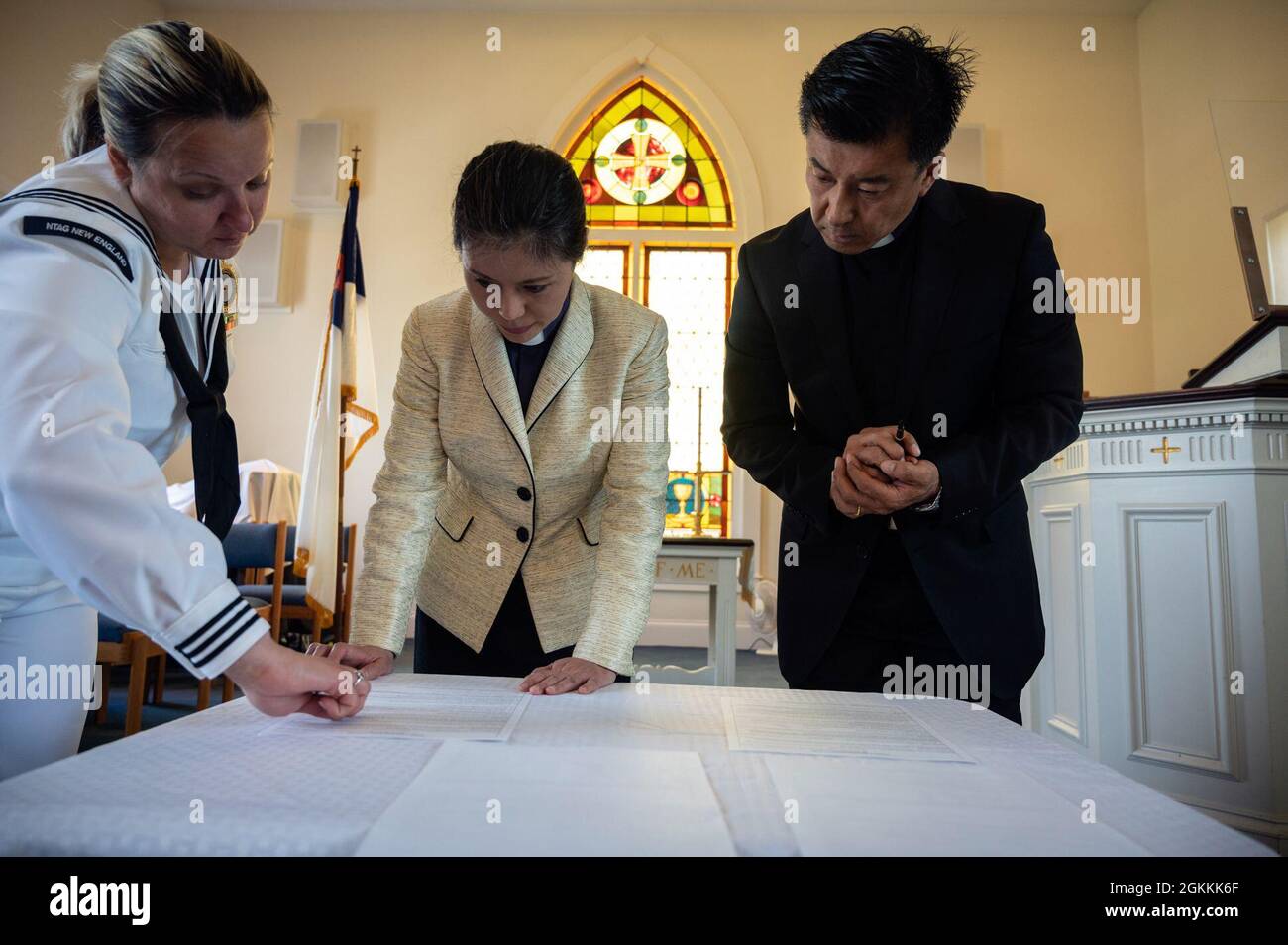 ORLEANS, Mass. – Navy Counselor 1st Class Sarah Boykin attached to Navy ...