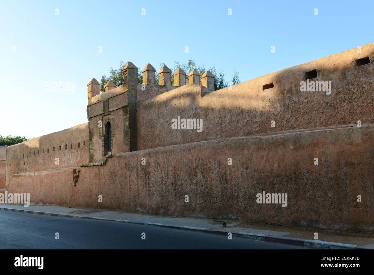 The wall of the medina of Salé, Morocco Stock Photo - Alamy
