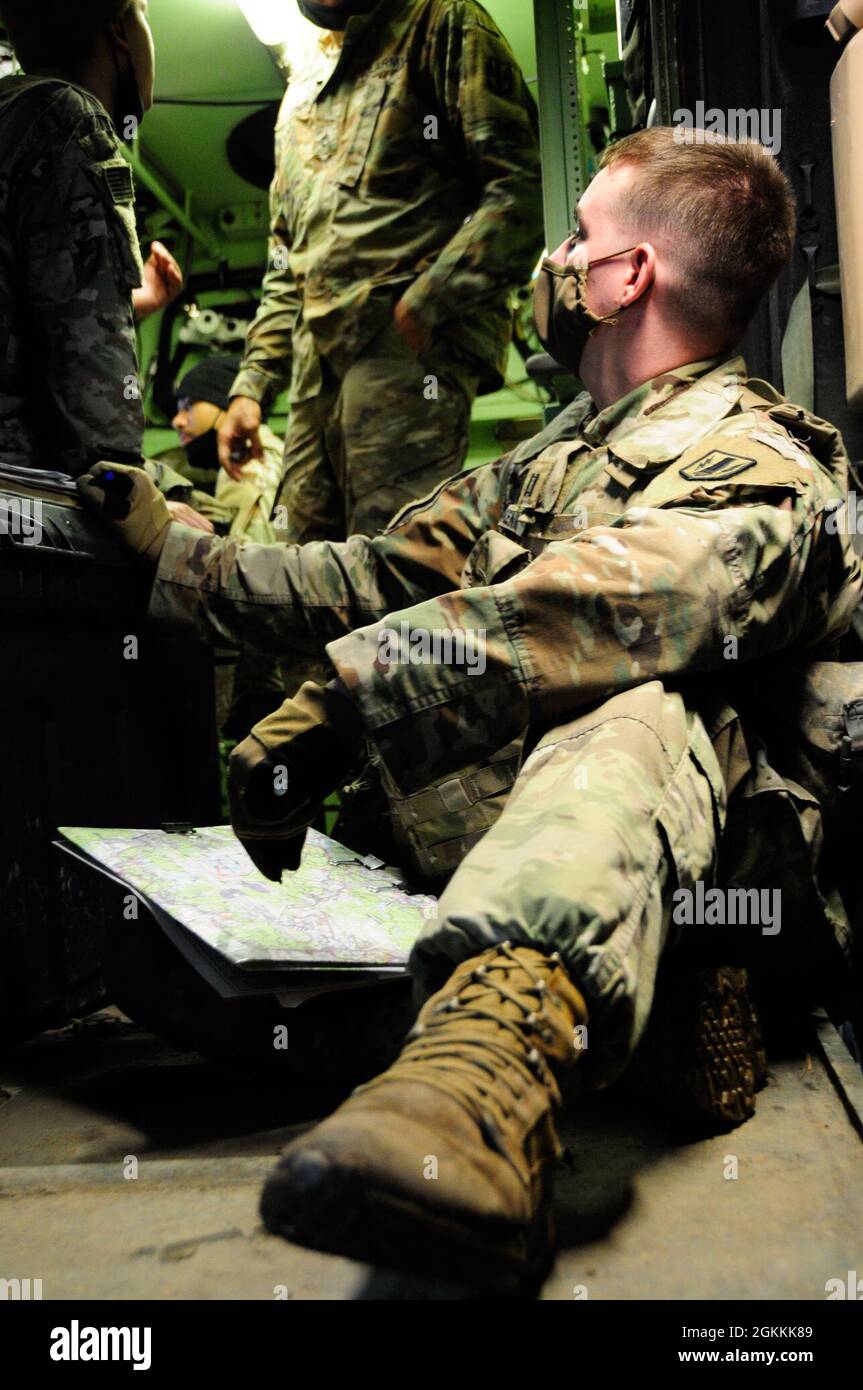 Capt. John Kenny, the fire direction officer for 1st Battalion, 6th ...