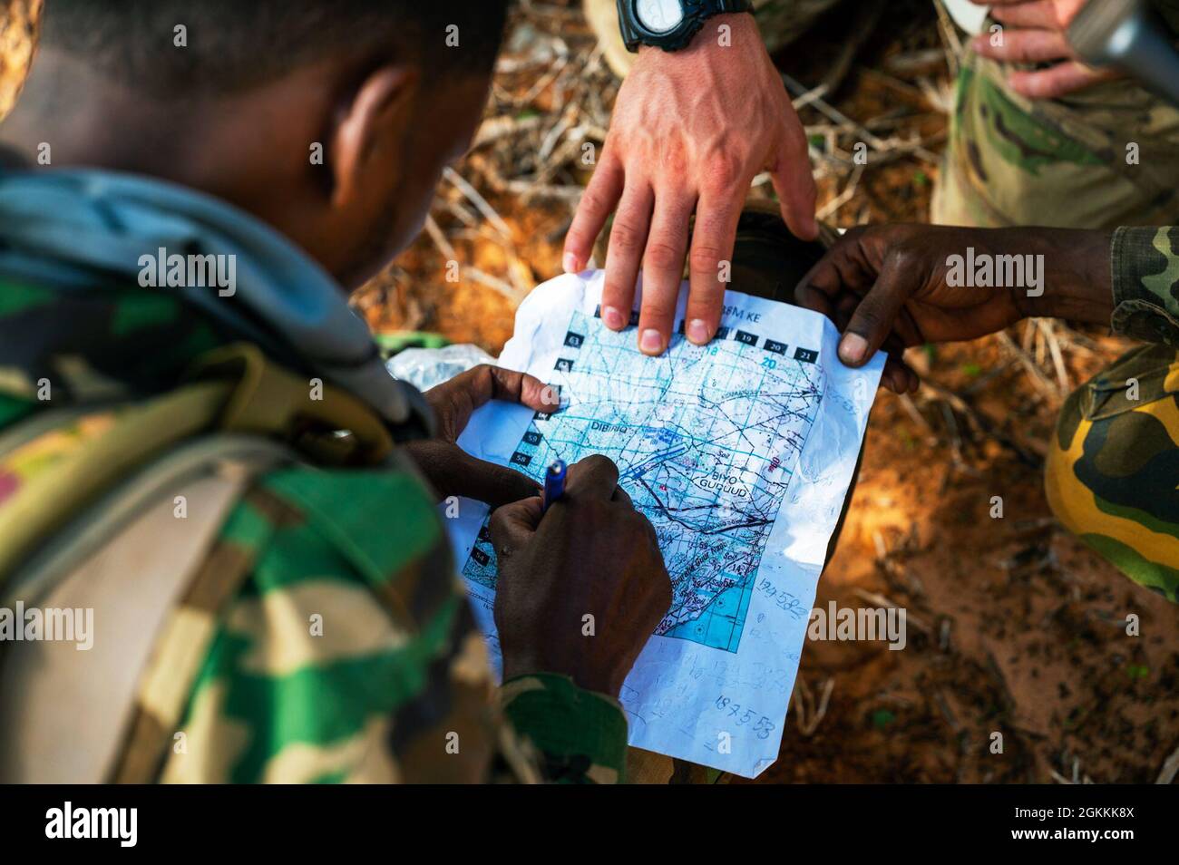 U.S. forces host a land navigation course with the Danab Brigade in ...