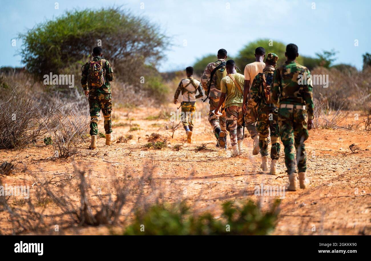 U.S. forces host a land navigation course with the Danab Brigade in ...