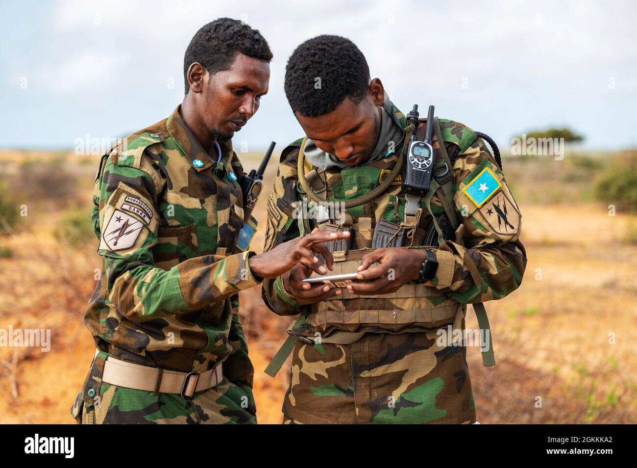 U.S. forces host a land navigation course with the Danab Brigade in ...