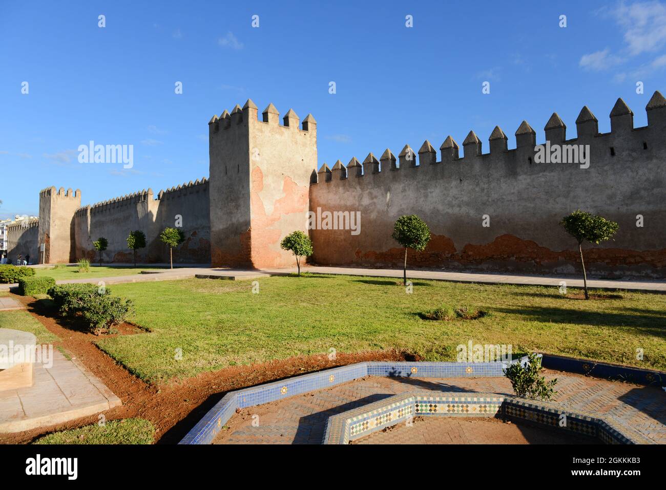 The wall of the medina of Salé, Morocco Stock Photo - Alamy