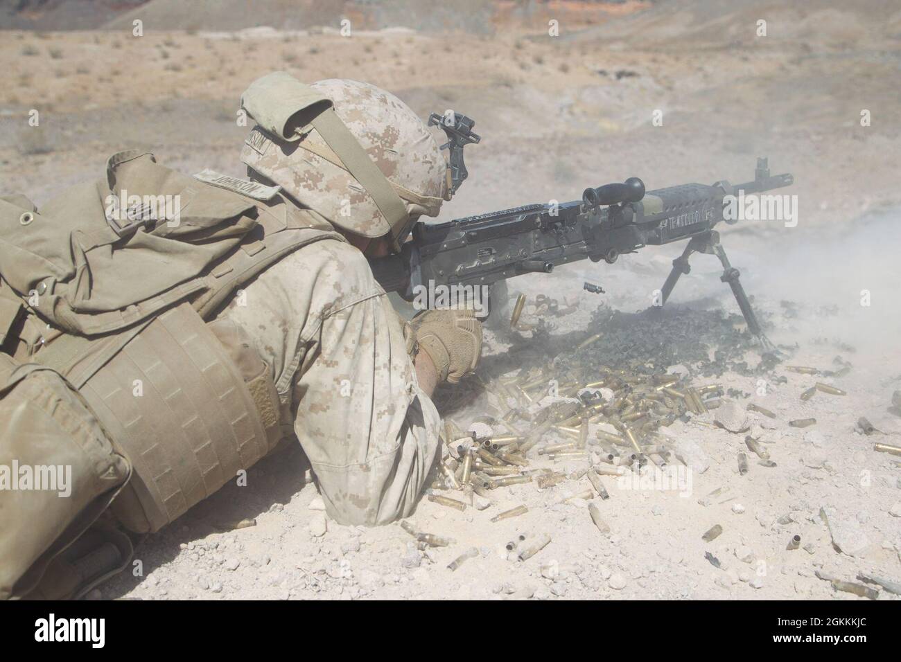 A U.S. Marine with Bravo Battery, 1st Battalion, 10th Marine Regiment ...