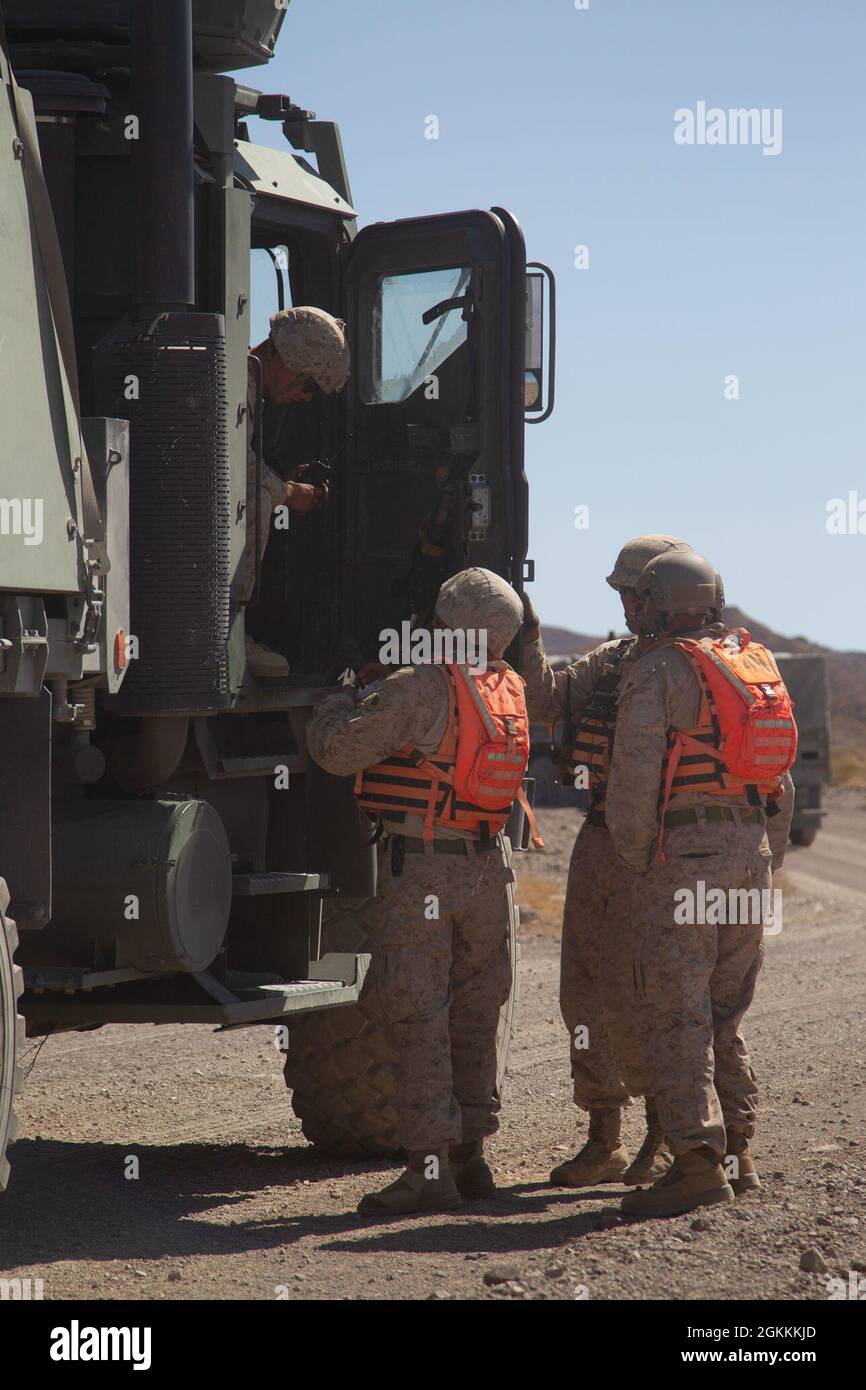 U.S. Marines with Tactical Training Exercise Control Group, Marine Air ...